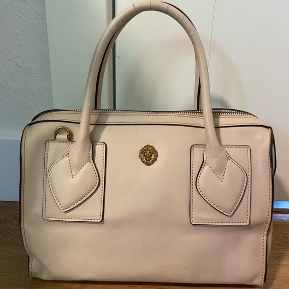 Anne Klein | Bags | Anne Klein Cream Satchel Bag | Poshmark